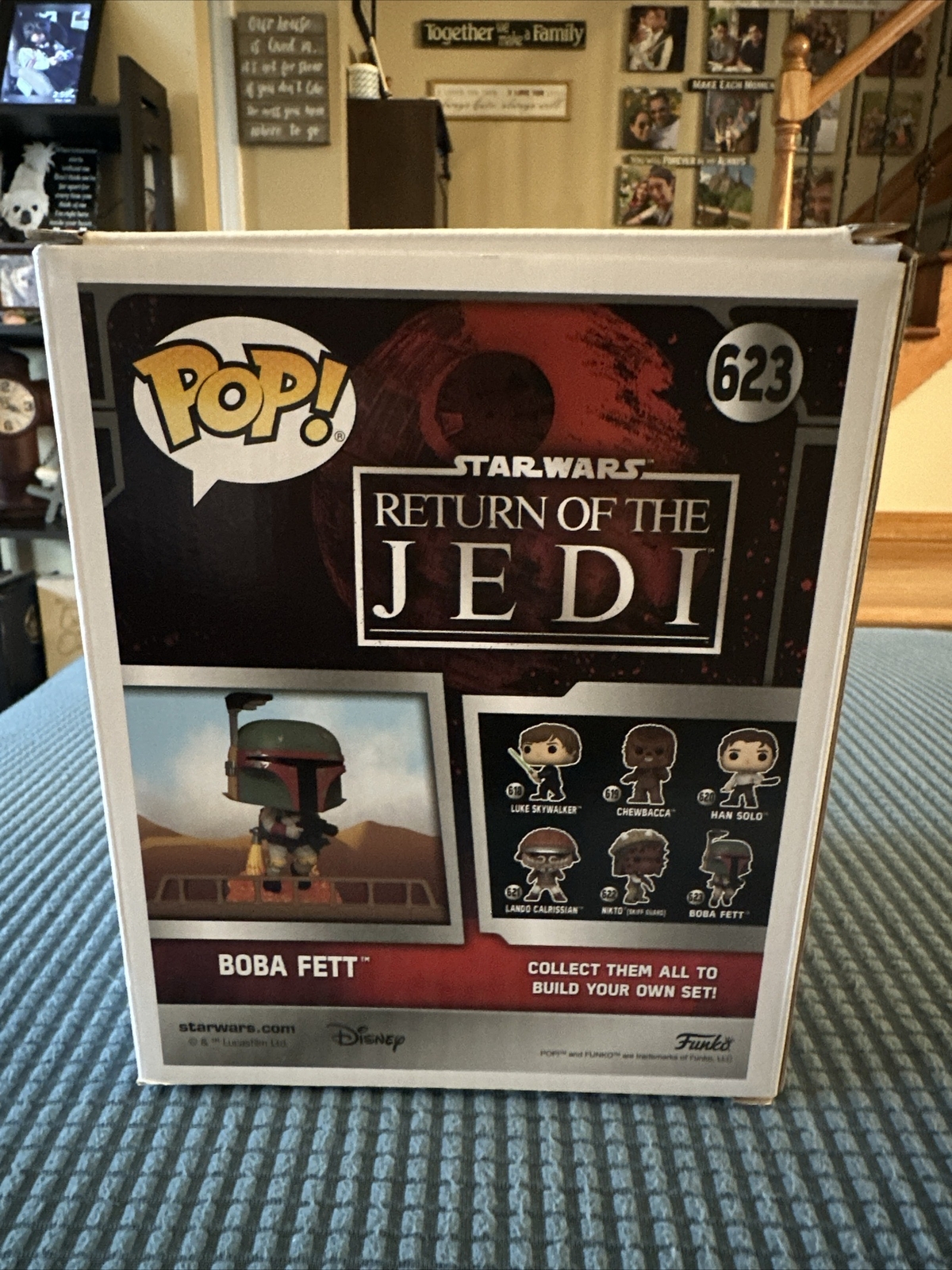 Funko Pop 623 Boba Fett Star Wars Jabba's Skiff Target 2023 New Mint In ...