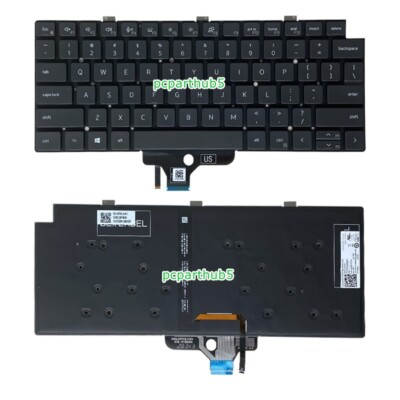 New Genuine Dell Latitude 5320 7310 7320 Laptop Keyboard US Backlit ...