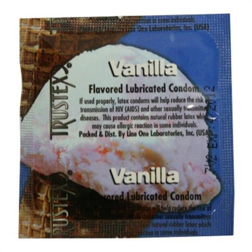 Trustex Flavored Condoms Vanilla 3 Pack for sale online | eBay