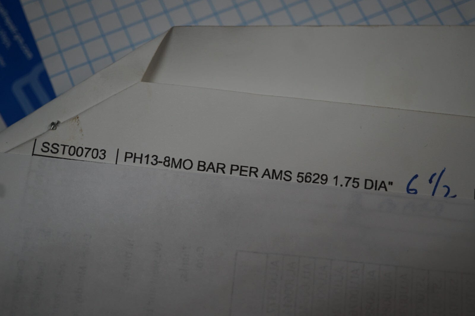 36"-38" Long x 1-3/4" Diameter PH13-8Mo AMS 5629 Stainless Steel Bar ...