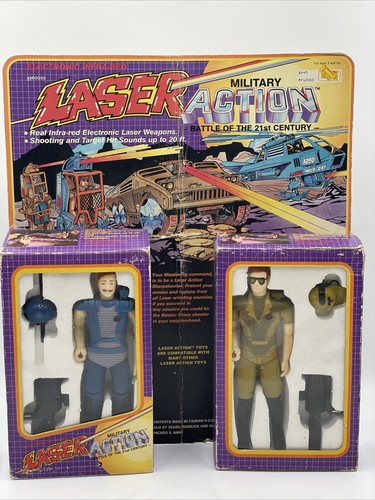 Vintage Laser Military Action Toys Open Box Works Sears 1986 80s ...