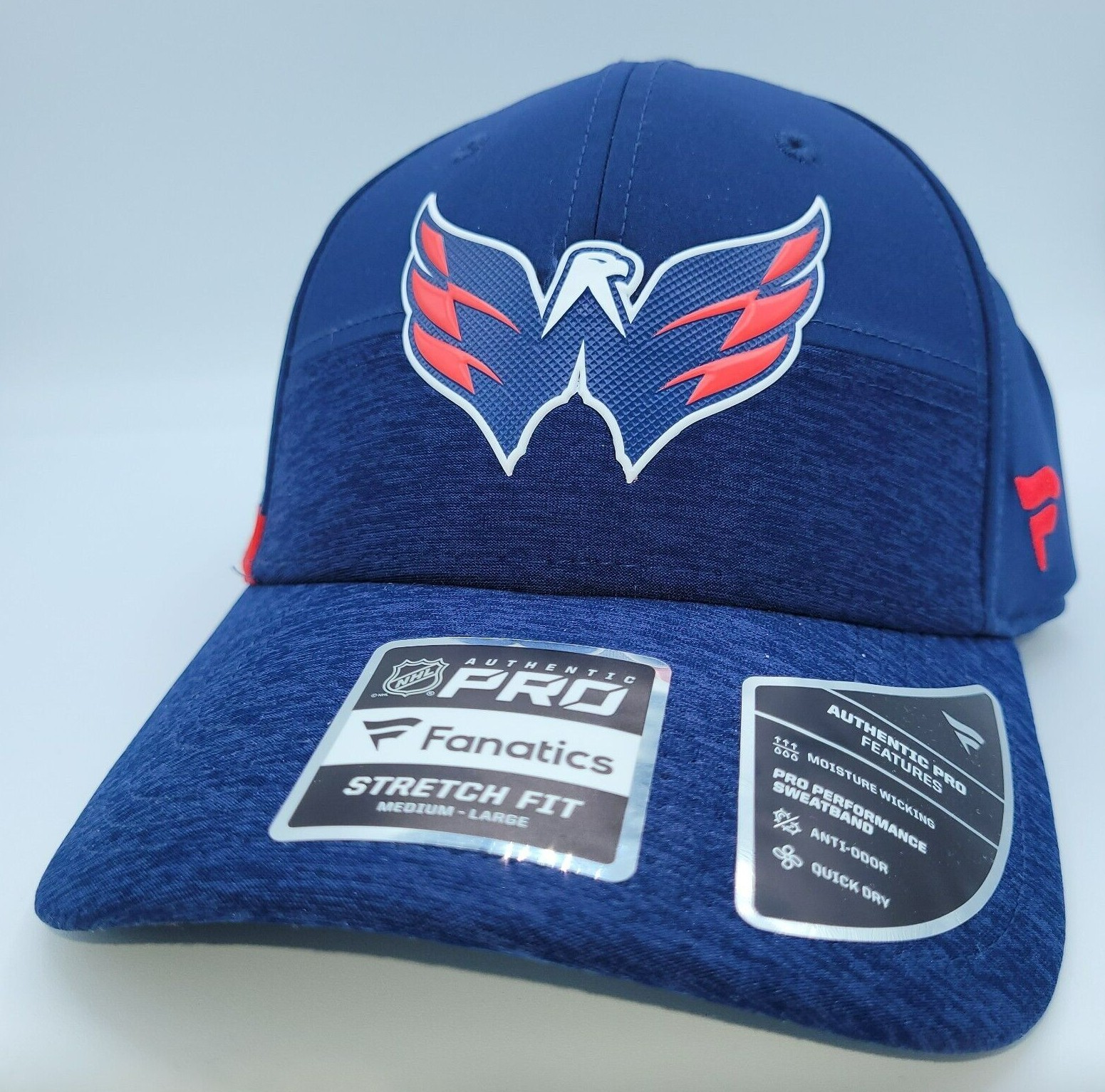 Washington Capitals Fanatics NHL Baseball Cap Hat Flexfit M/L & L/XL ...