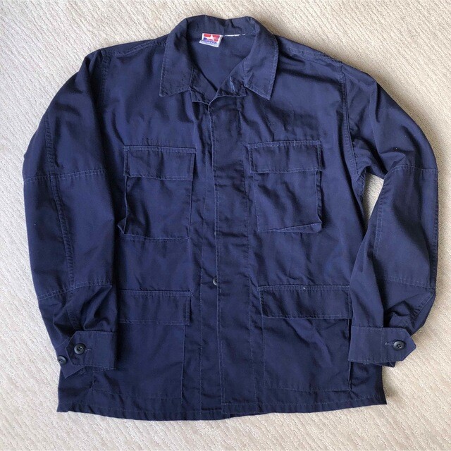 Vintage Us Army Bdu Combat Military Jacket Eggplant N… - Gem