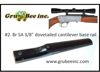 Scope mount for Browning SA 22 rifle 3/8" dovetail 7" long Scope Base ...