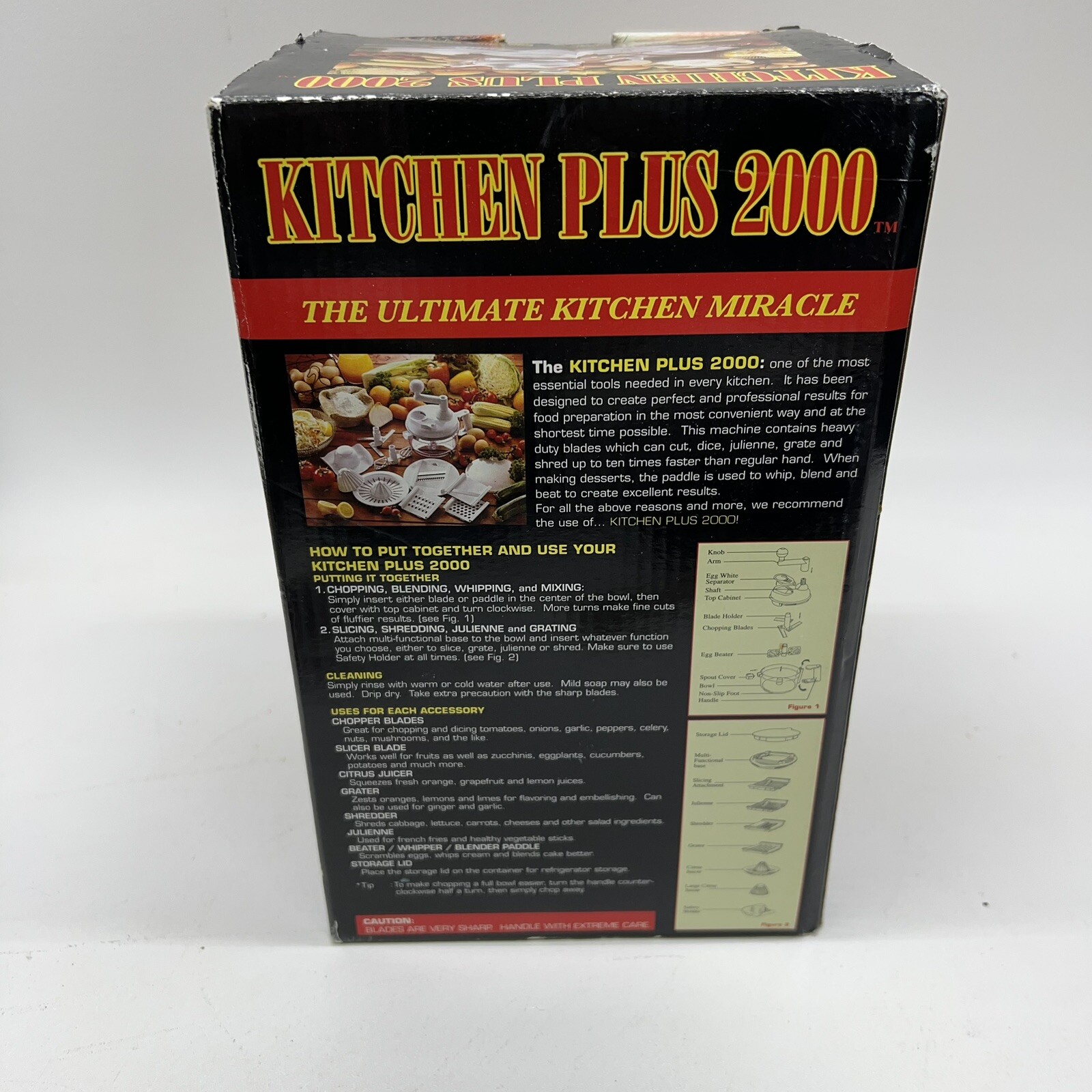 Kitchen Plus 2000 Hand Operated Food Processor for sale online | eBay