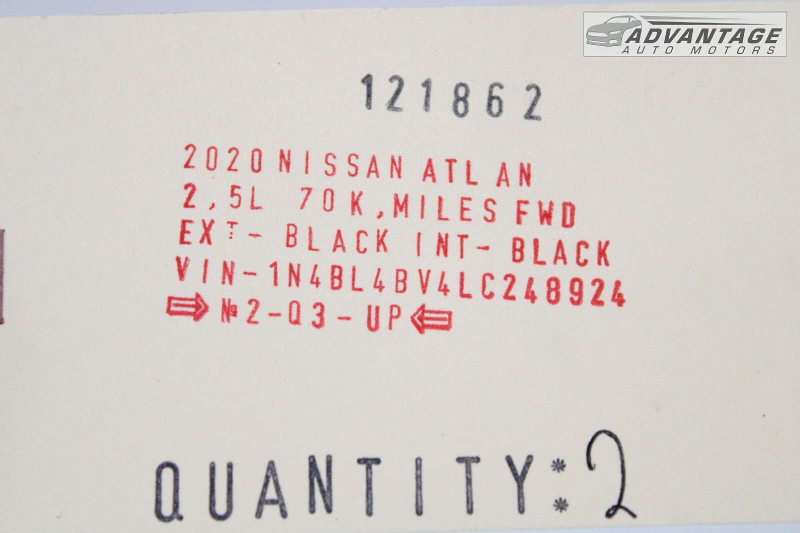 Genuine OEM Nissan 26510-8990e License Plate Lamp 2019-2020 Altima for ...