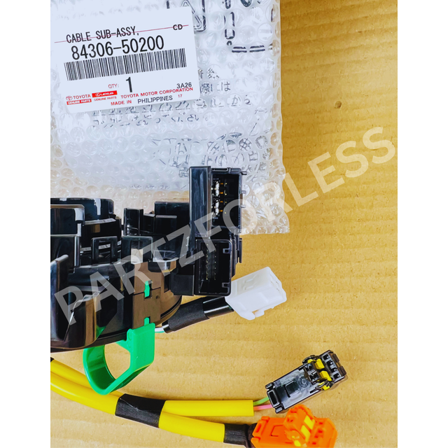 84306-50200 Toyota Cable Sub-assy Spiral 8430650200 Genuine OEM Part ...