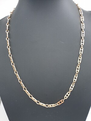 Yellow Gold Razor Blades Chain / 14kt 585 Gold/63,0cm/35,5g | eBay