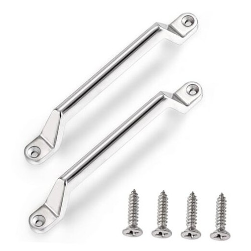 2 Piece RV Grab Door Handle, Heavy Duty 304 Stainless Steel Metal Grab ...