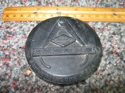GARLOCK PACKING Hard Rubber PAPERWEIGHT, The Standard Packing of the ...