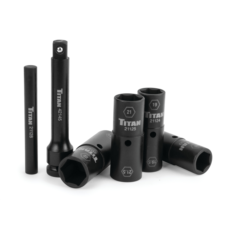 Titan 6 pc. 1/2 in. Drive Half-Size Flip Socket Set | eBay