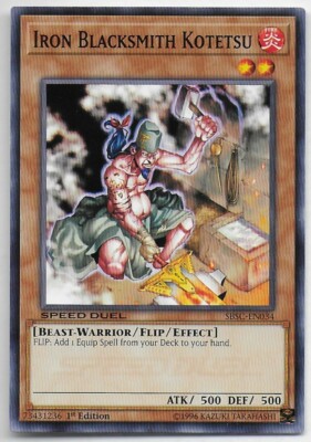 Yu-Gi-Oh! Scars Of Battle IRON BLACKSMITH KOTETSU SBSC-EN034 | eBay
