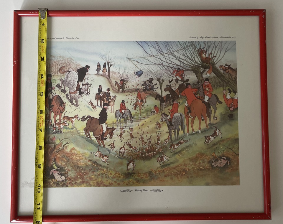 Drawing Covert-Fox Hunting print”After the original painting by ...