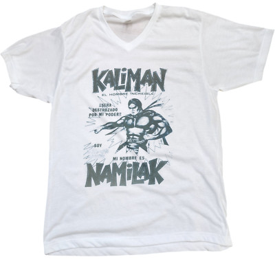 KALIMAN - EL HOMBRE INCREIBLE - Vintage Full Graphic V-neck Print T ...