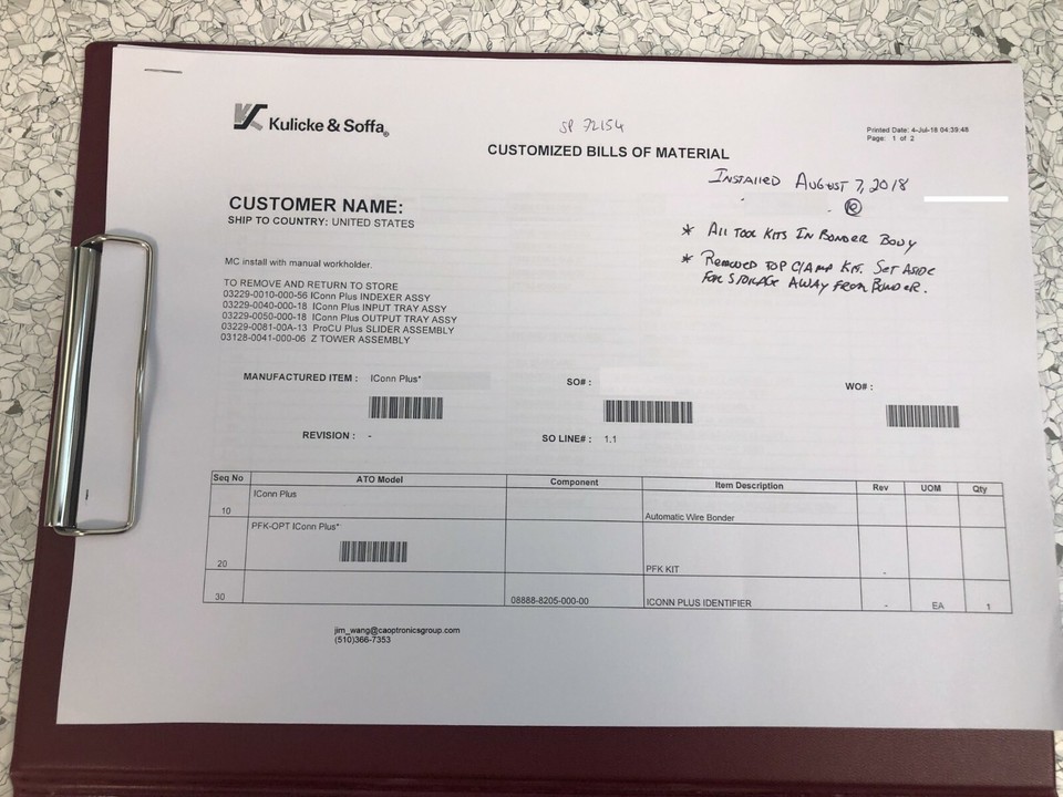 Almost Brand New K&S IConn Plus Automatic Wire Bonder | eBay