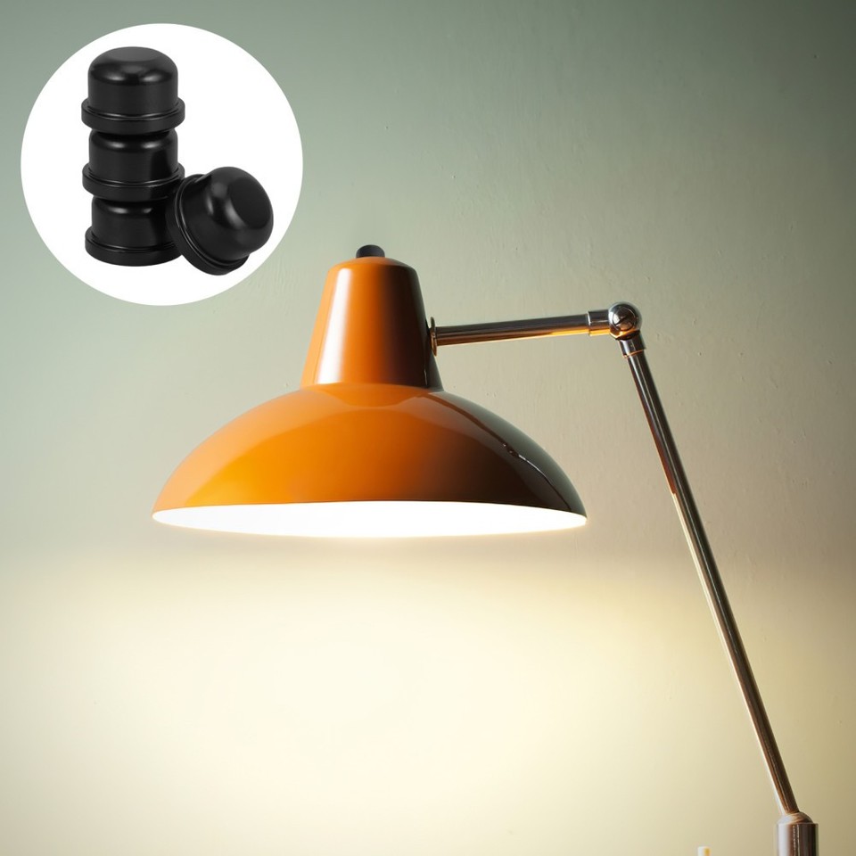 4pcs Finial For Lamps, Lamp Shade Nut Screw Cap, 1/4-28 Thread Metal ...