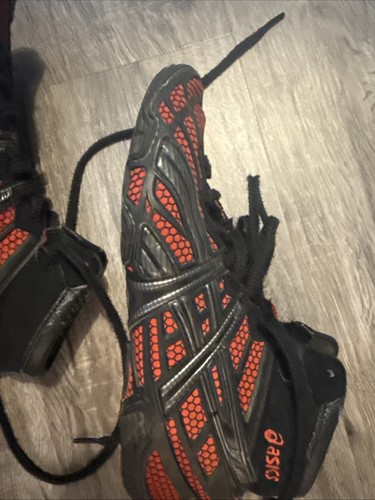 Asics Dan Gable Ultimate 2 Wrestling Shoes J900Y Red /Black Very Rare ...