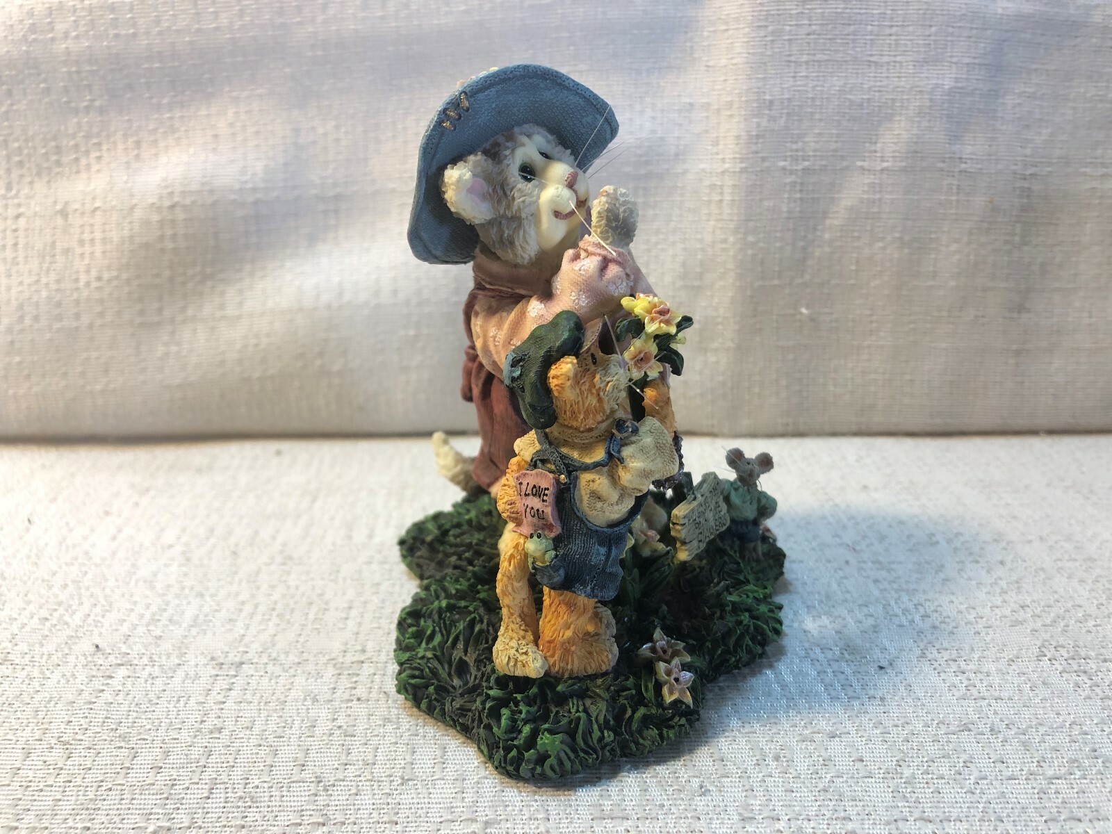 Boyds Bear Purrstone Momma Meowsler Hank Purrfect Mom Mothers Figurine ...