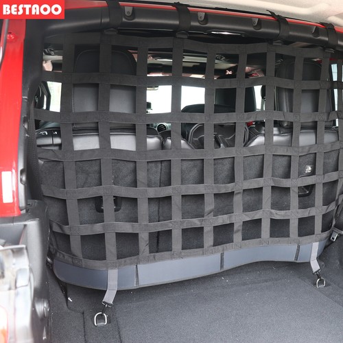 Seat Cargo Trunk Isolation Net Accessories for Jeep Wrangler JK JL JKU ...