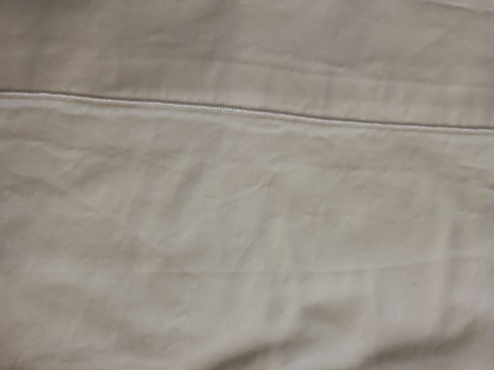 Hotel Collection QUEEN FLAT SHEET 525 TC 100% Egyptian Cotton Ivory | eBay