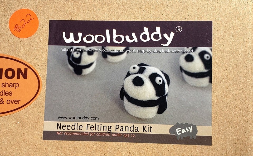 Woolbuddy Needle Felting Animal Kits Pick from Giraffe, Owl, Panda or ...