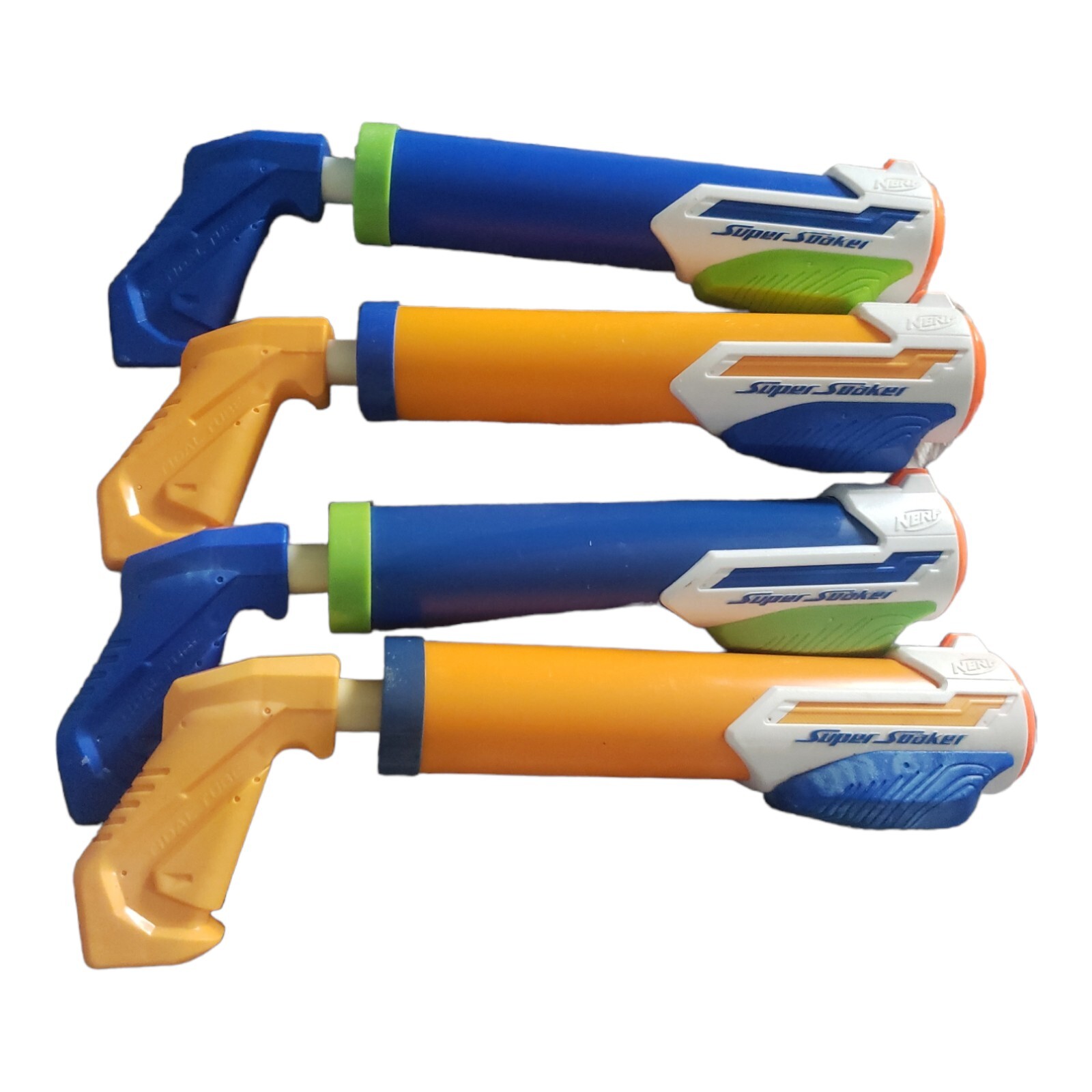 Set Of 4 Nerf Gun Super Soaker Tidal Tube Pool Toy Squirt Guns | eBay