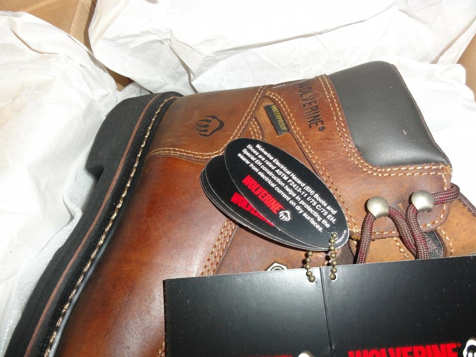 Wolverine Men's 6" Brek, W10080 Durashock Boots, Size 8M | eBay