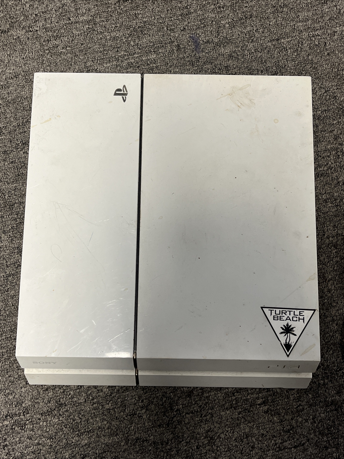 PlayStation 4 White Console with Power Cord, HDMI, And Ethernet Cable