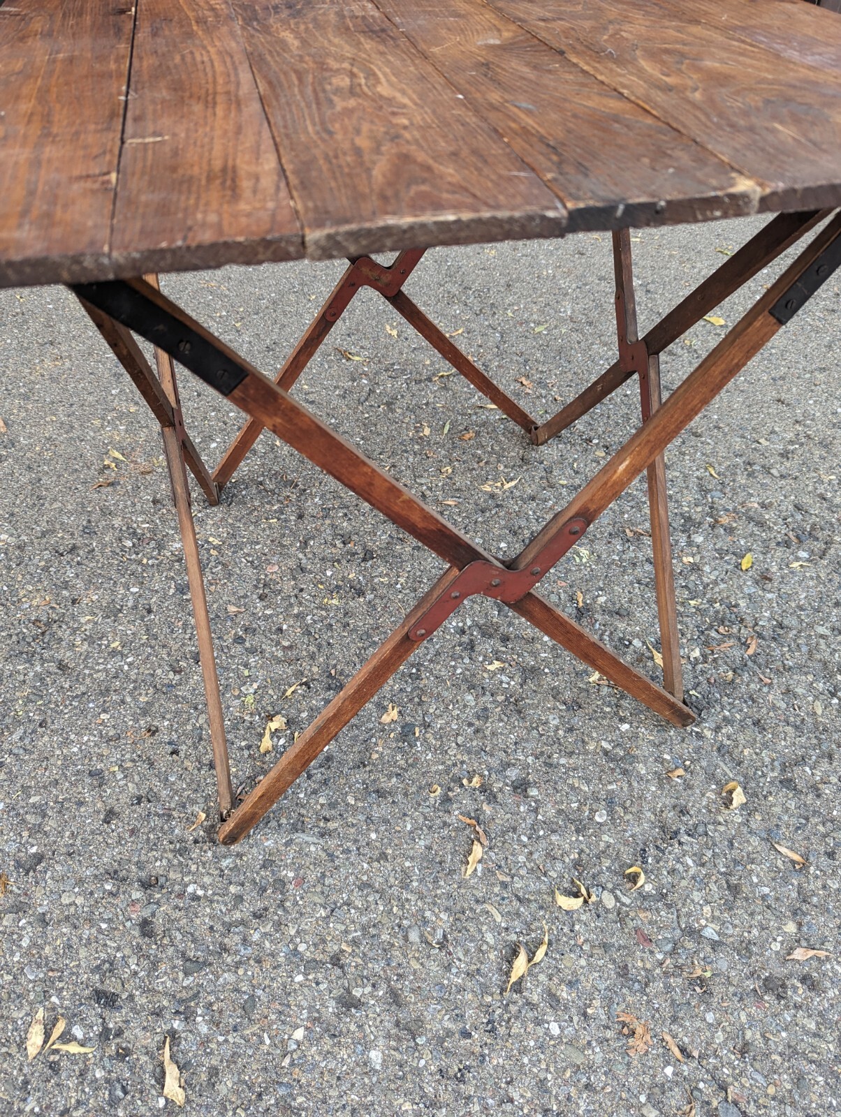 Rare Early Civil War Military Folding Encampment Table. All Original | eBay