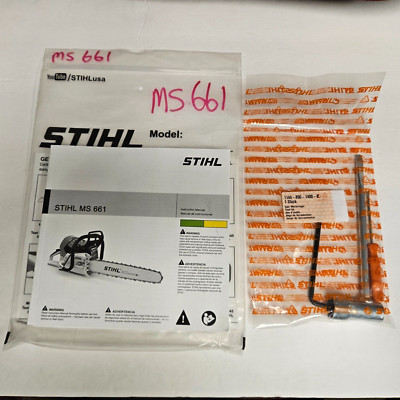Stihl MS 661 Chainsaw Manual and Tool Kit | eBay