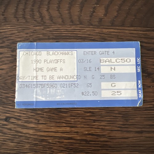 NHL HOFer Mike Modano’s 1st Career NHL Playoff Point Ticket Stub 4/4/90 ...