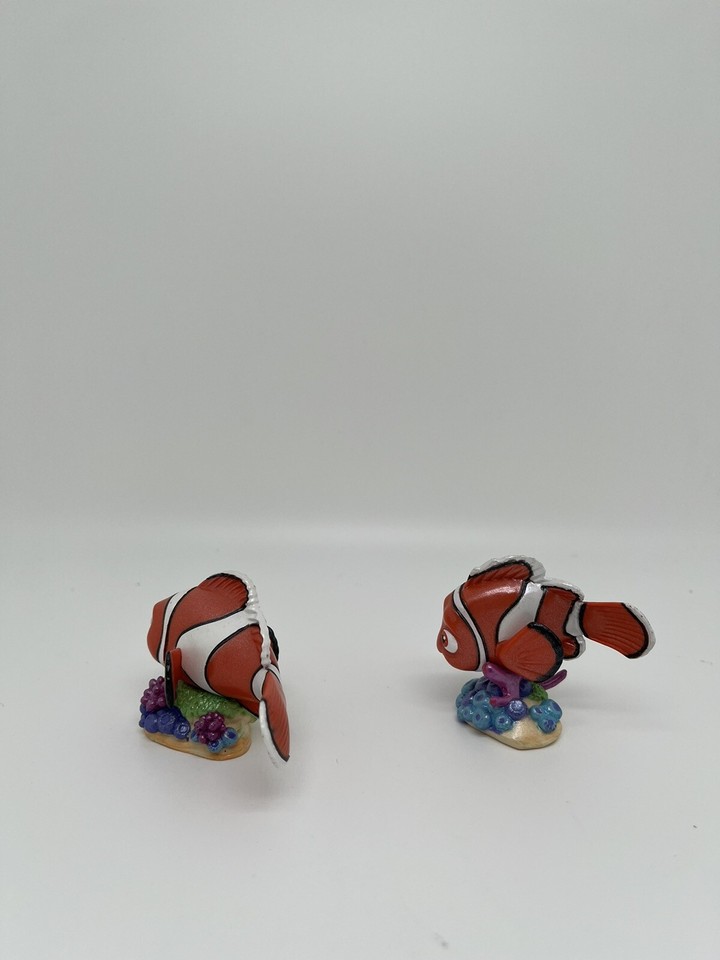 2" Disney Pixar Finding Nemo Clown Fish on Sea Anemone Figures / Cake ...