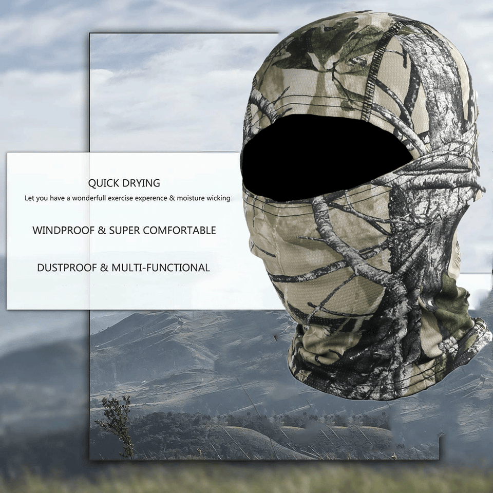 Balaclava Face Mask UV Protection Ski Sun Hood Tactical Camo Masks for ...