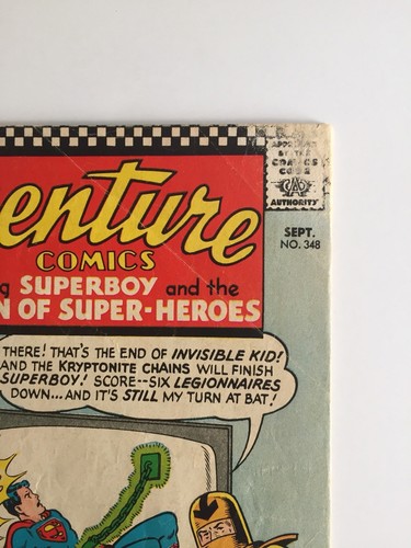 Adventure Comics #348 (DC 1966) Superboy~Dr Regulus Targets 21 ...
