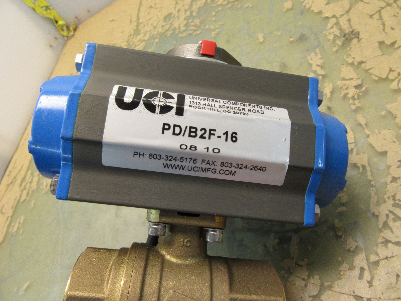 UCI PD/B2F-16 pneumatic actuated ball valve w/ DN25 CW617N [2*Q-25] | eBay