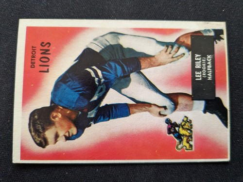 1955 Bowman Football Card # 21 Lee Riley - Detroit Lions (VG/EX) | eBay
