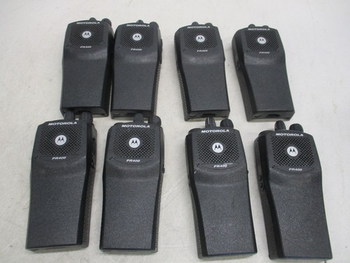 Motorola PR400 146-174 MHz VHF Radio Lot of 8 No batteries | eBay