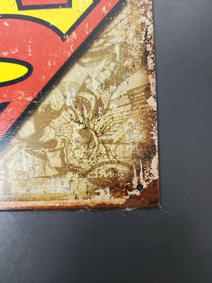 Vintage Style Superman Tin Metal Sign DC Comics Comic Book Hero ...