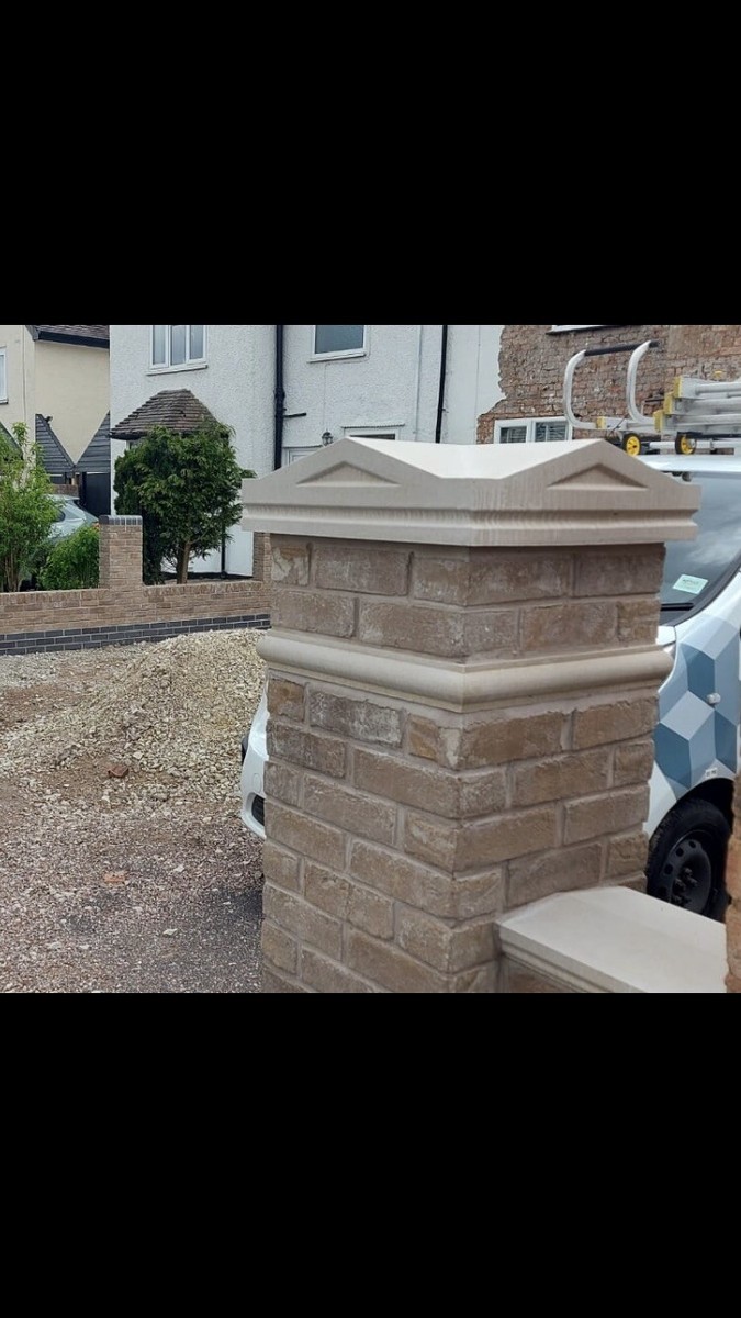 Cast Stone Chimney Cap Detail