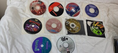 LOT of 10 vintage LOOSE PC Games PC CD Computer Game 90s x10 Corridor ...