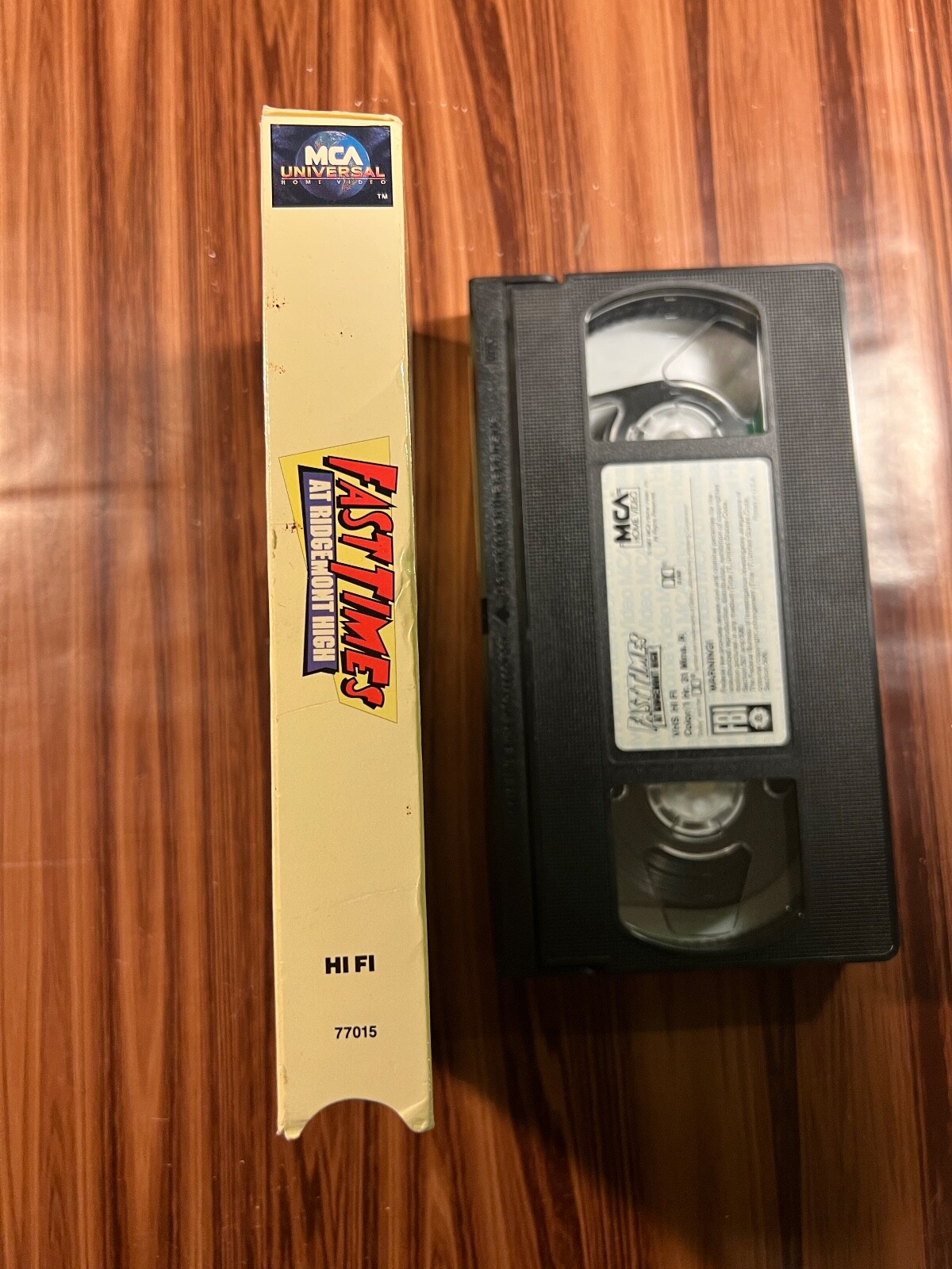Fast Times at Ridgemont High VHS 1986 Sean Penn MCA Release 80's Comedy ...