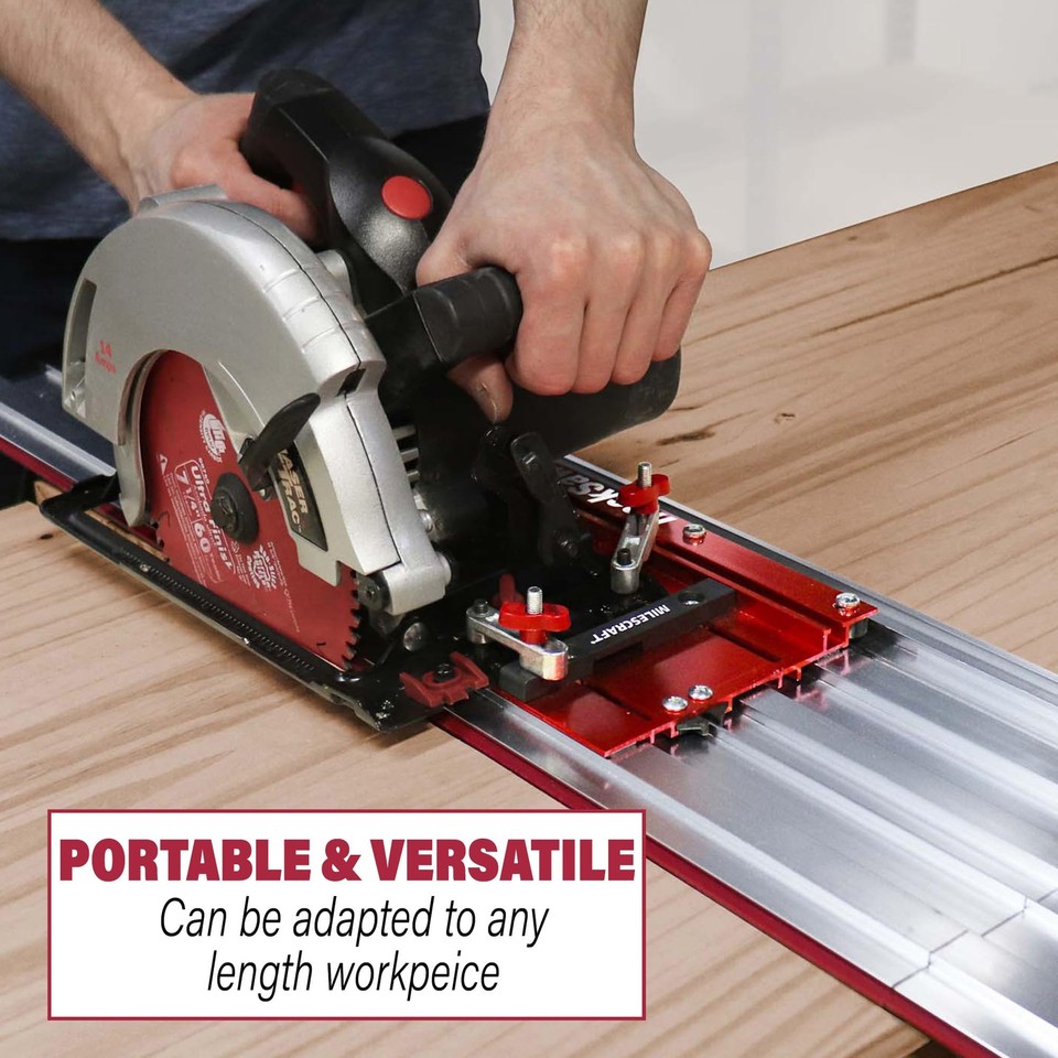 Milescraft 1409 Track Saw Guide - Universal for 7-1/4" Circular Saws ...