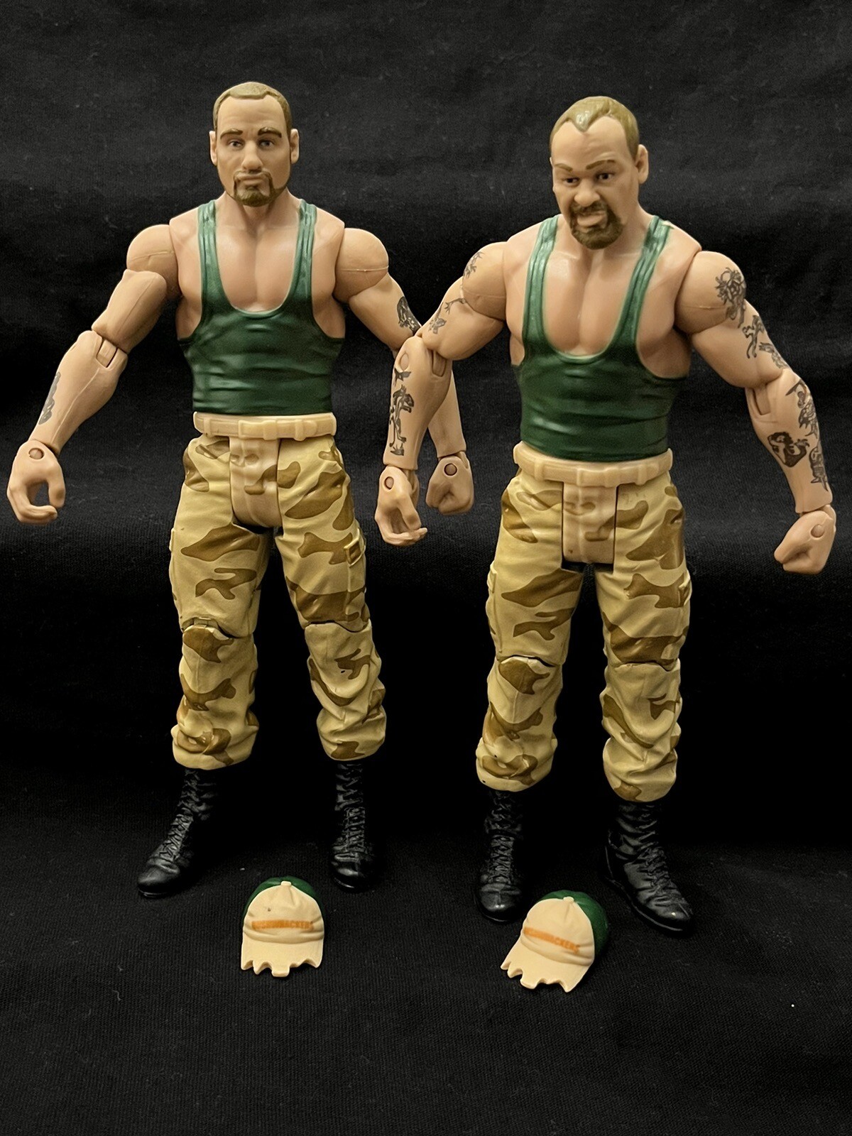 2013 WWE WWF Mattel Pack 40 Bushwackers Luke Butch Wrestling Figures | eBay