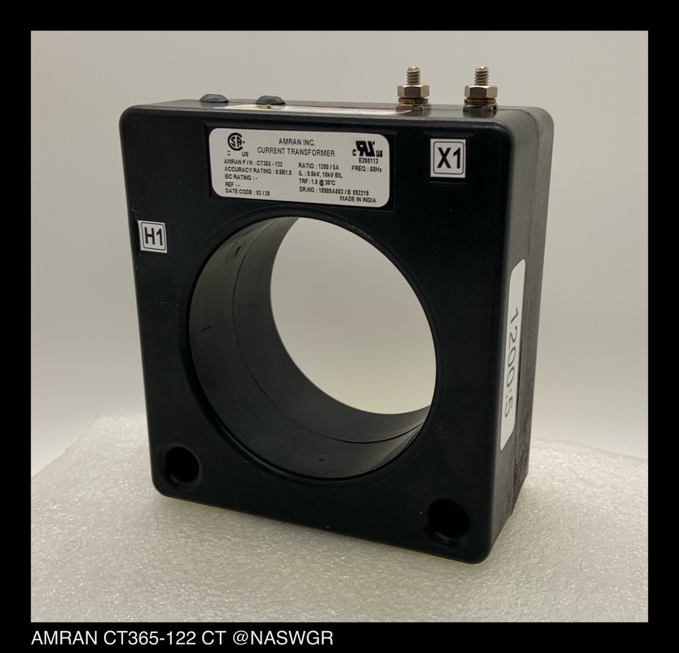 Amran CT365-122 Current Transformer - 1200:5 Amp - Unused/Warranty | eBay