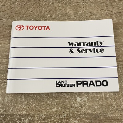 120 SERIES TOYOTA LAND CRUISER PRADO SERVICE LOG BOOK BOOKLET | eBay
