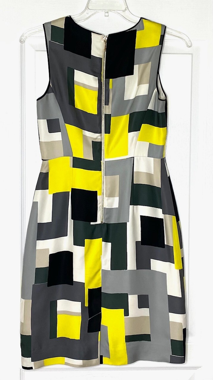 KATE SPADE New York City Blocks Geometric Print Della Cocktail Work ...