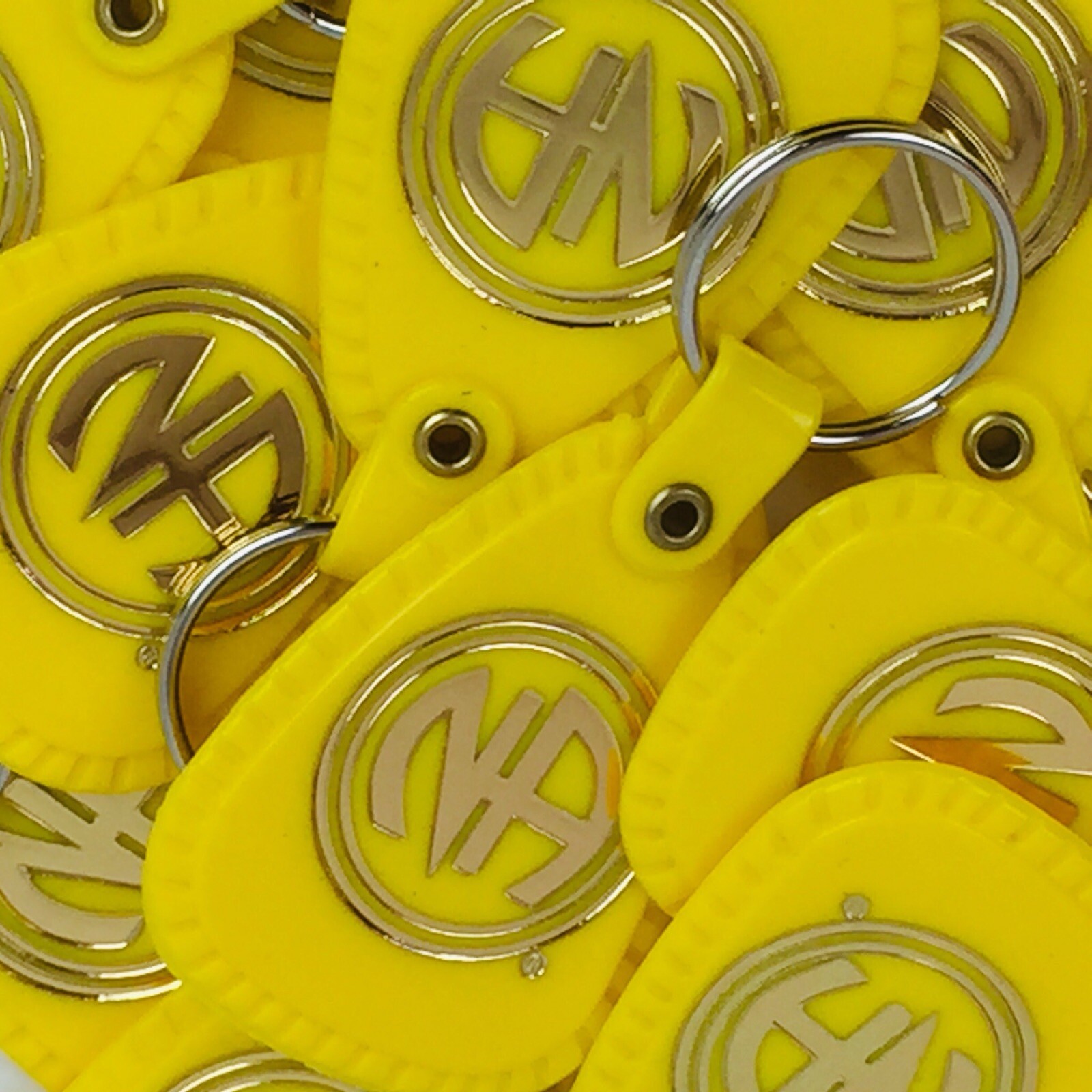 NARCOTICS ANONYMOUS NA KEY TAG Yellow 9 Months Recovery 12 Piece ...