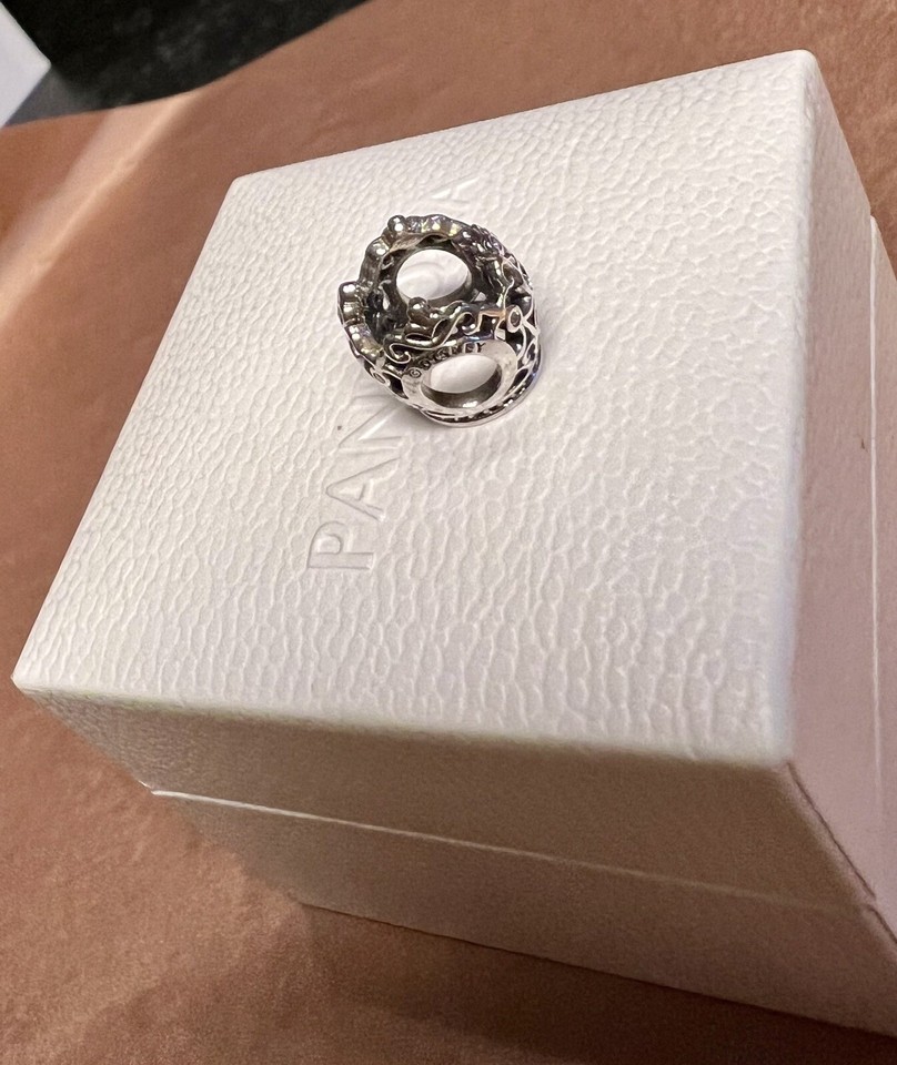 Genuine Pandora Silver 925 Disney Princess Crown Charm Fab Condition ...