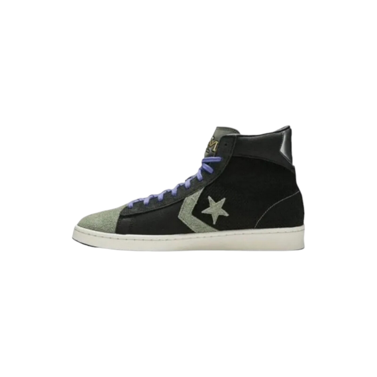Converse Men's BHM Pro Leather Canvas Mid Basketball Shoes Oil Green ...