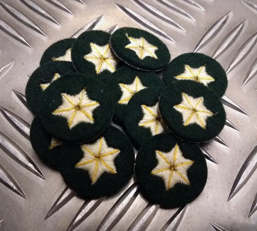 6 Point Star ARMY Style Badges Skills / Rank Sewn on Patch X12 MFST1 | eBay